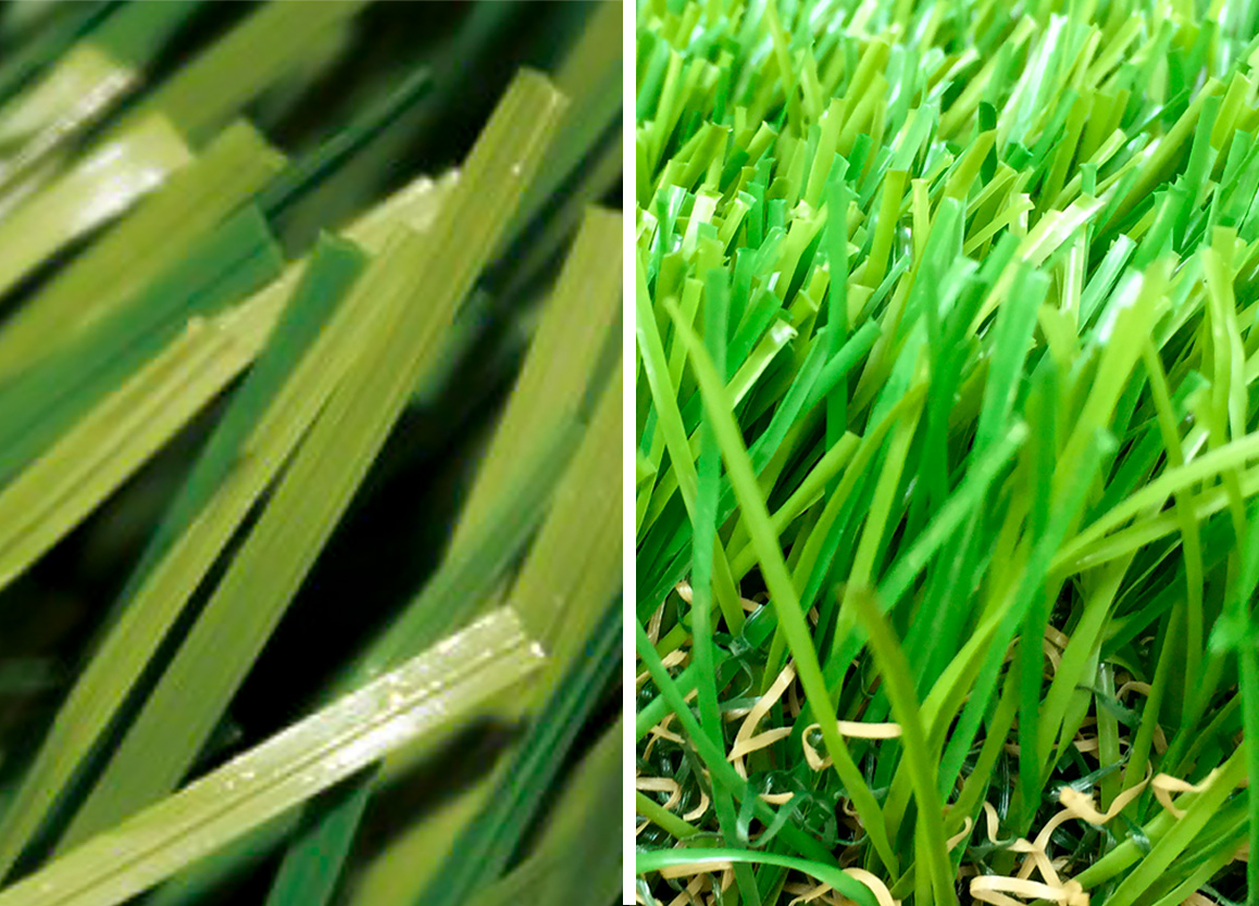 Diferencia entre pasto sintético deportivo y decorativo - Deportan